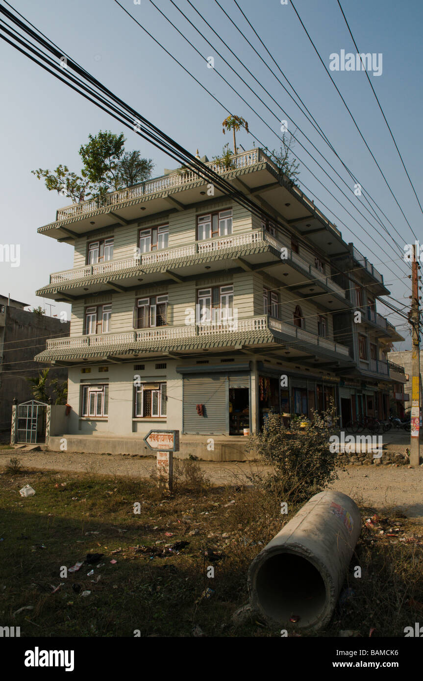 nepali house Stock Photo - Alamy