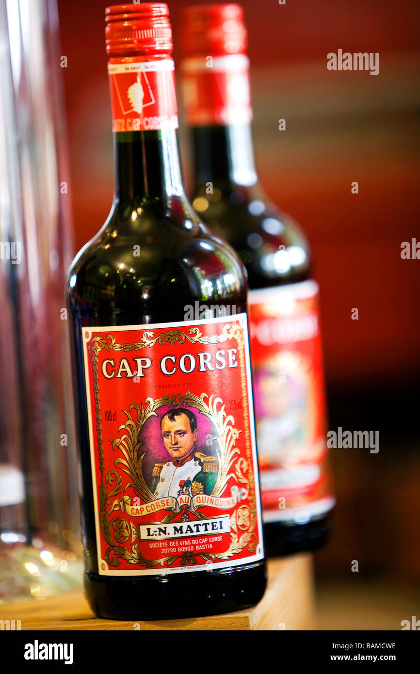 France, Haute Corse, Bastia, Cap Corse Mattei, distiller since 1872 ...