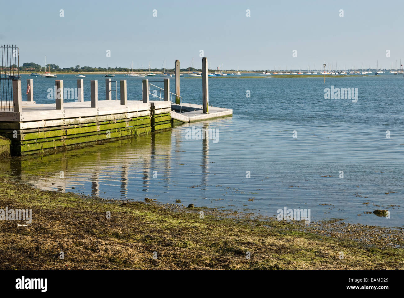 Jetty at Emsworth Harbour Stock Photo - Alamy