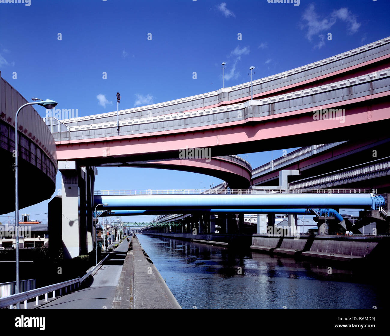 Tokyo Freeway, Tokyo, Japan, Architect Unknown, Tokyo freeway landscape ...