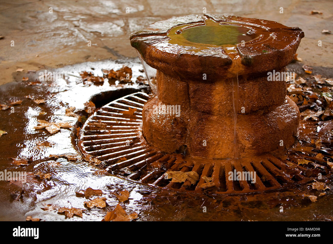 France, Corse-du-Sud, Castagniccia, Rapaggio, Orezza mineral water ...