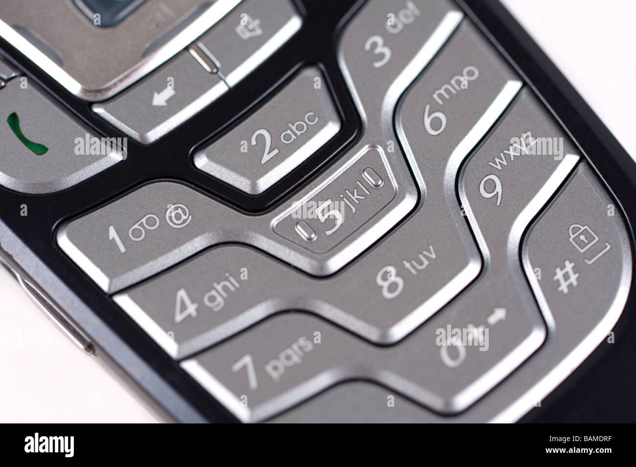 Close up of a cell phone keypad Stock Photo - Alamy