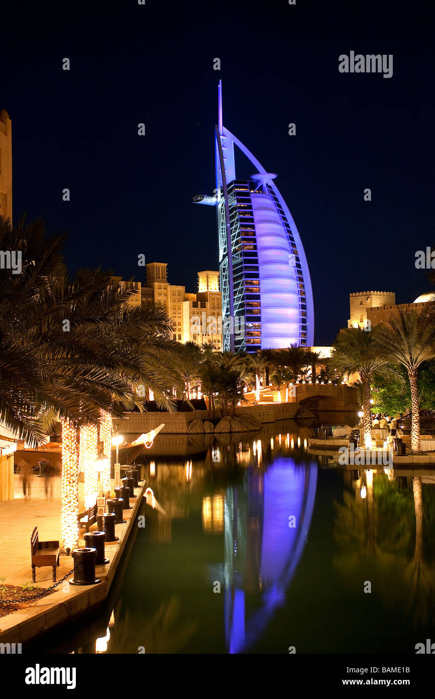 United Arab Emirates, Dubai,Burj Al Arab Hotel, by English architects W ...