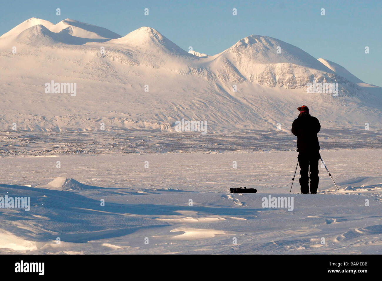 Sweden, County of Norrbotten, Lapland, area listed as World Heritage by ...