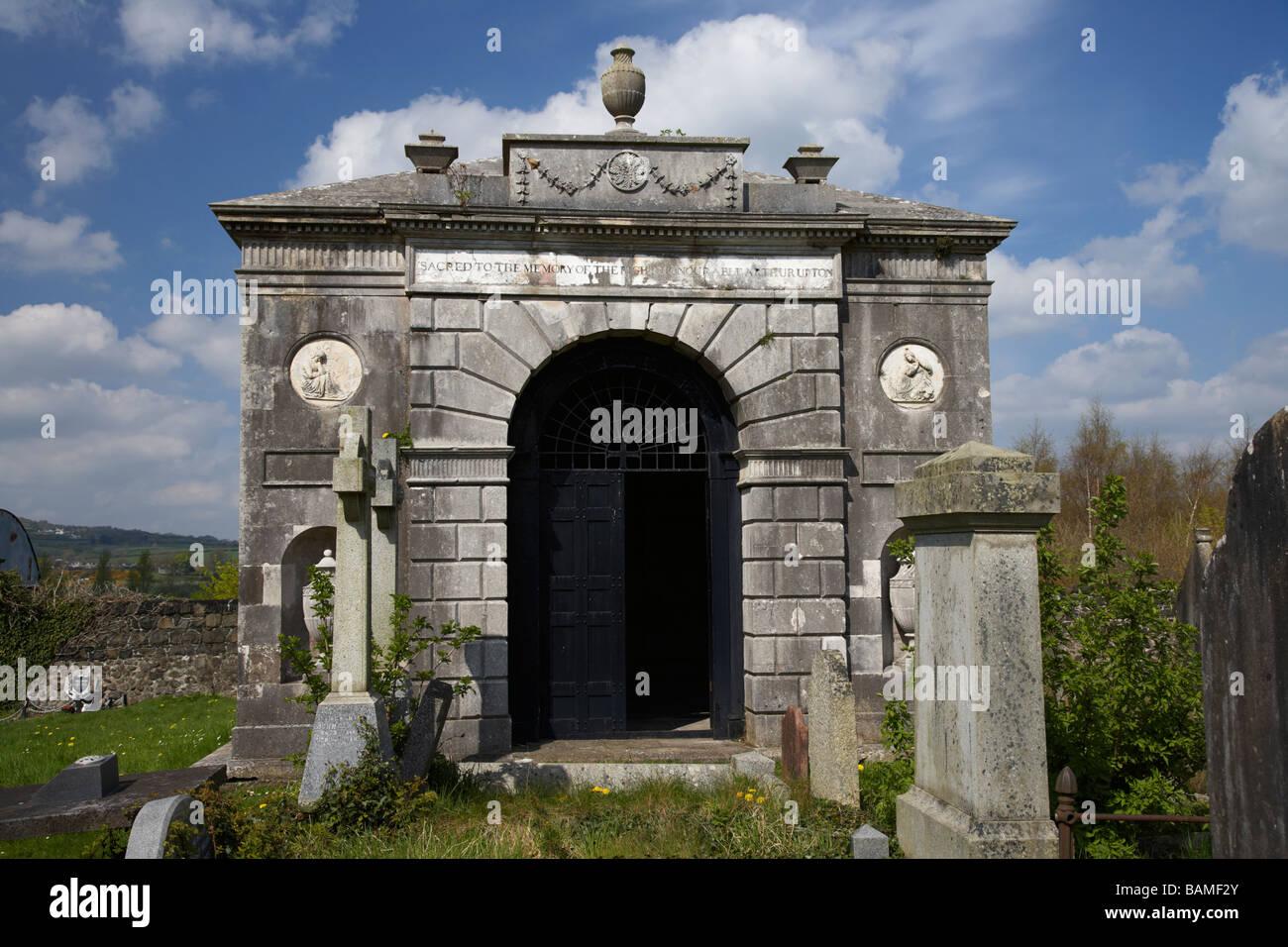 Templeton Mausoleum castle upton templepatrick northern ireland Stock ...