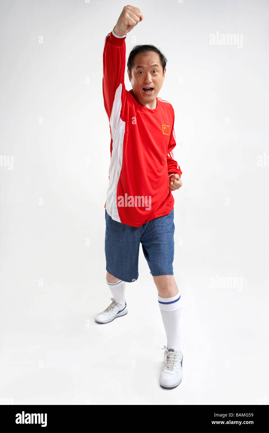 Portrait Of Sport Fan Stock Photo - Alamy
