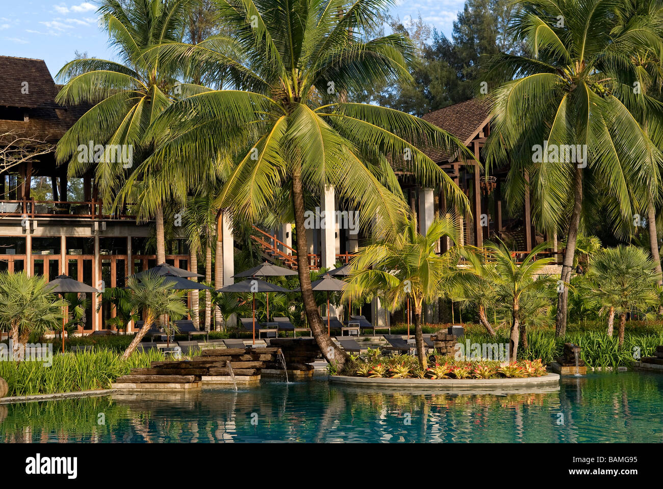 Thailand, Phuket island, Nai Yang Beach area, Indigo Pearl resort ...