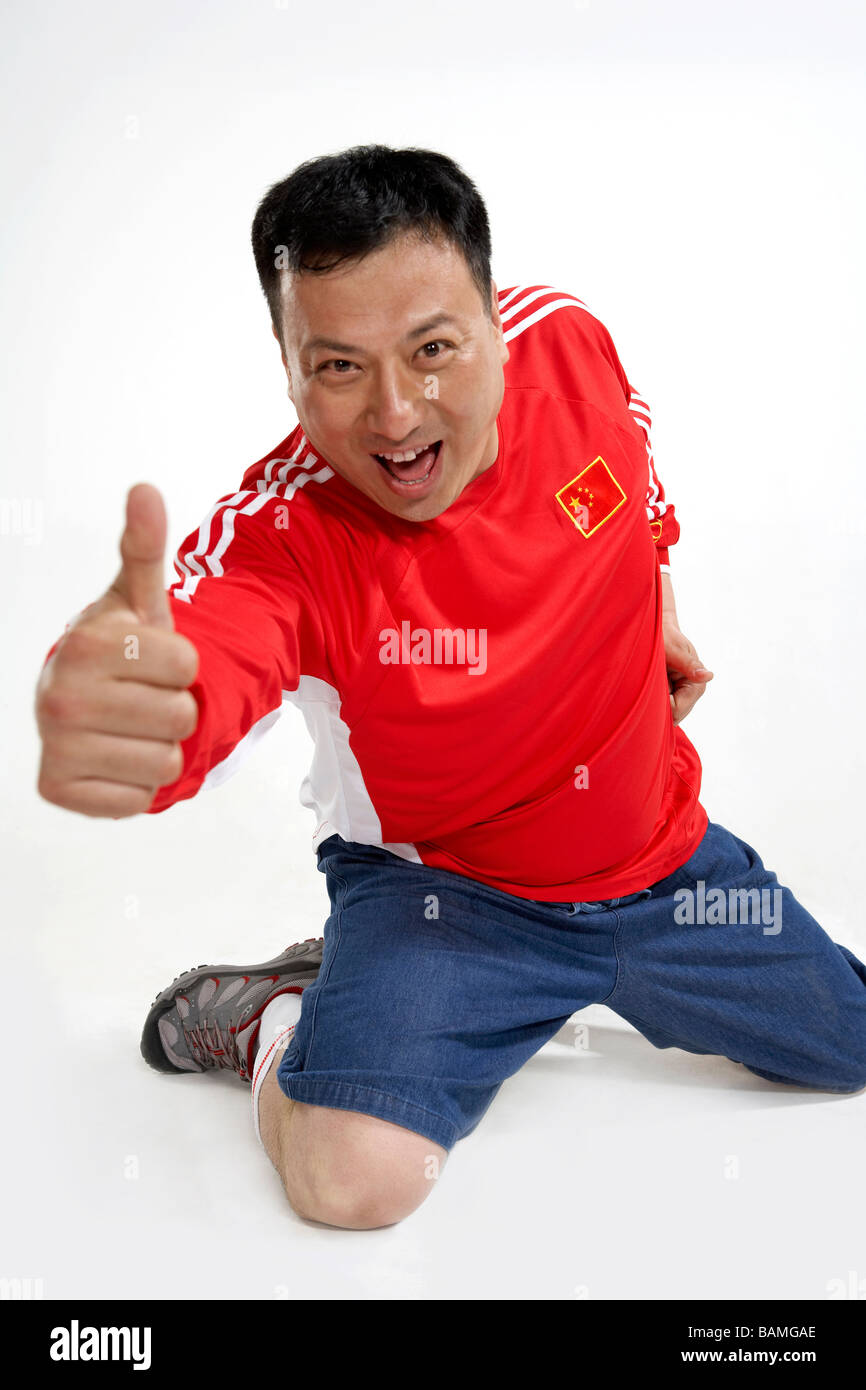 Sport fans cheering full body hi-res stock photography and images - Alamy