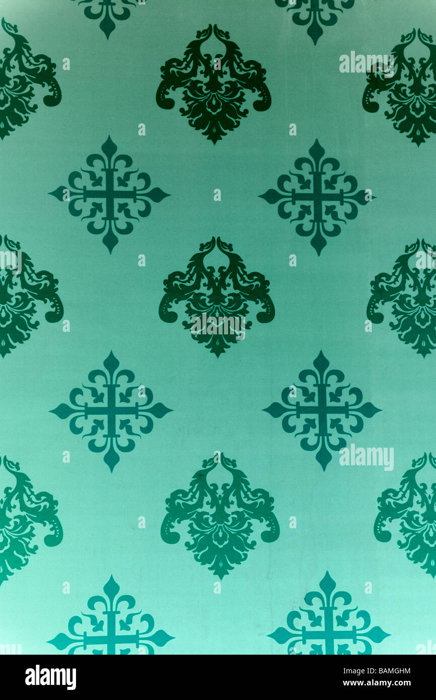 Vintage Wallpaper Historic Pattern from 18th century Stock Photo - Alamy