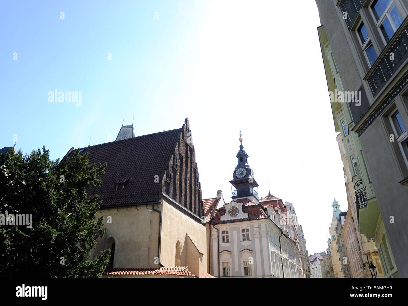 Old New Synagogue Staronova Synagoga Jewish Quarter Prague Czech ...