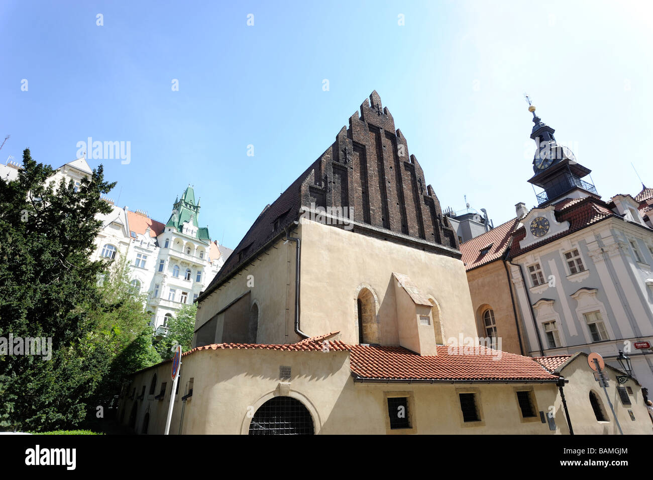 Old New Synagogue Staronova Synagoga Jewish Quarter Prague Czech ...