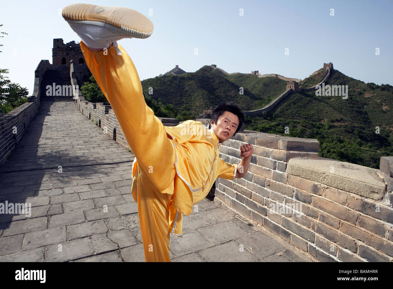 Great wall of china martial arts hi-res stock photography and images ...