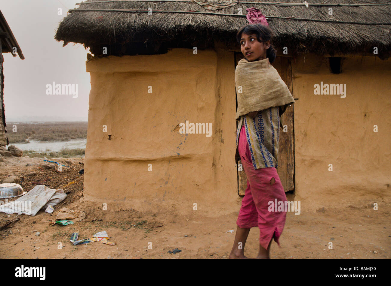 rural poverty in nepal Stock Photo - Alamy