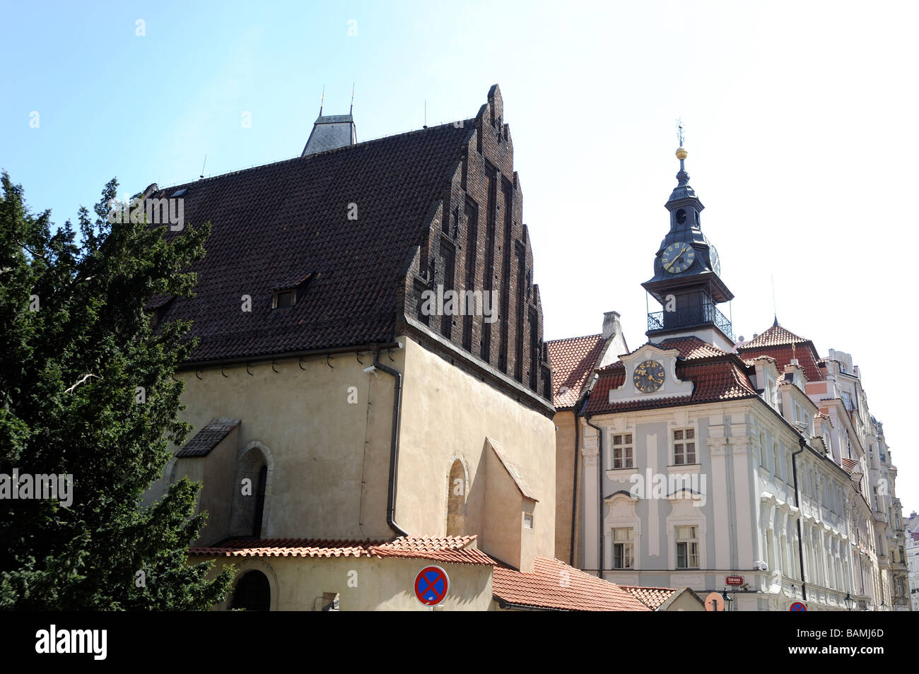 Old New Synagogue Staronova Synagoga Jewish Quarter Prague Czech ...
