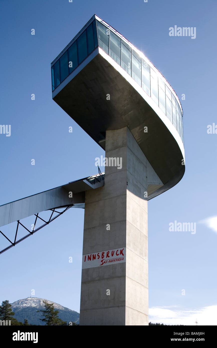 BERGISEL SKI JUMP, ZAHA HADID, INNSBRUCK, AUSTRIA Stock Photo - Alamy