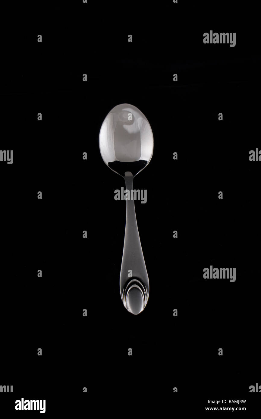 Black metal cutlery hi-res stock photography and images - Alamy