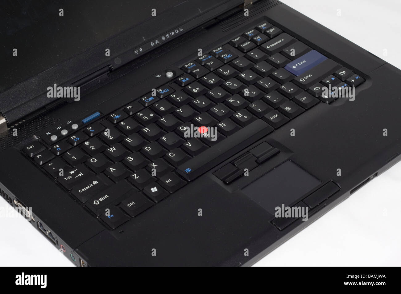 black keyboard of a laptop Stock Photo - Alamy