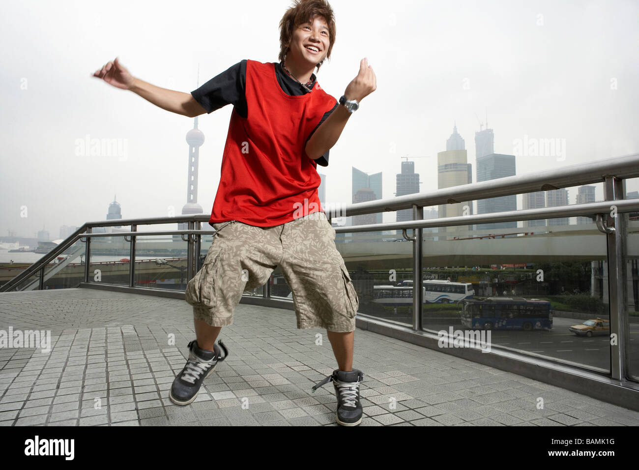 Teenage Boy In Shanghai Stock Photo - Alamy