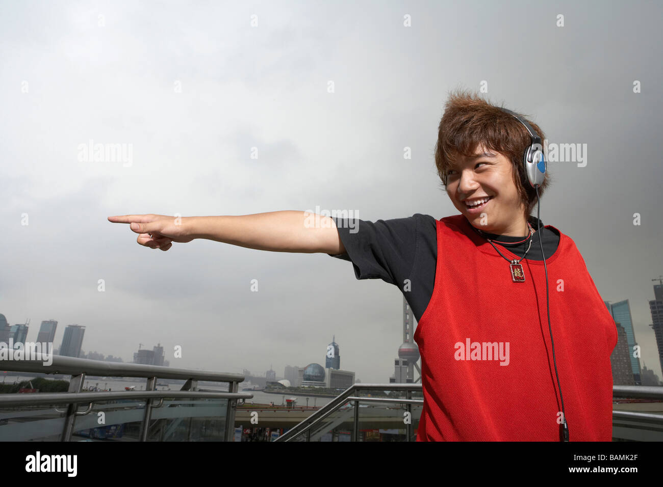 Teenage Boy In Shanghai Stock Photo - Alamy