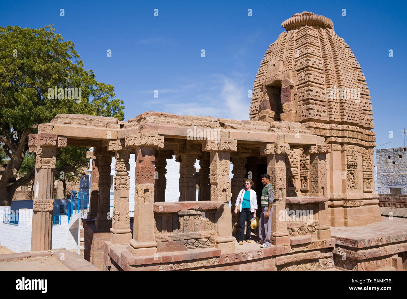 India rajasthan jodhpur temple wall hi-res stock photography and images ...