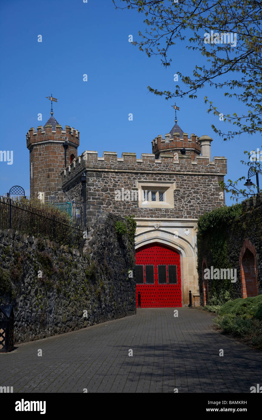 The Barbican Gate the former old entrance to Antrim Castle in antrim ...