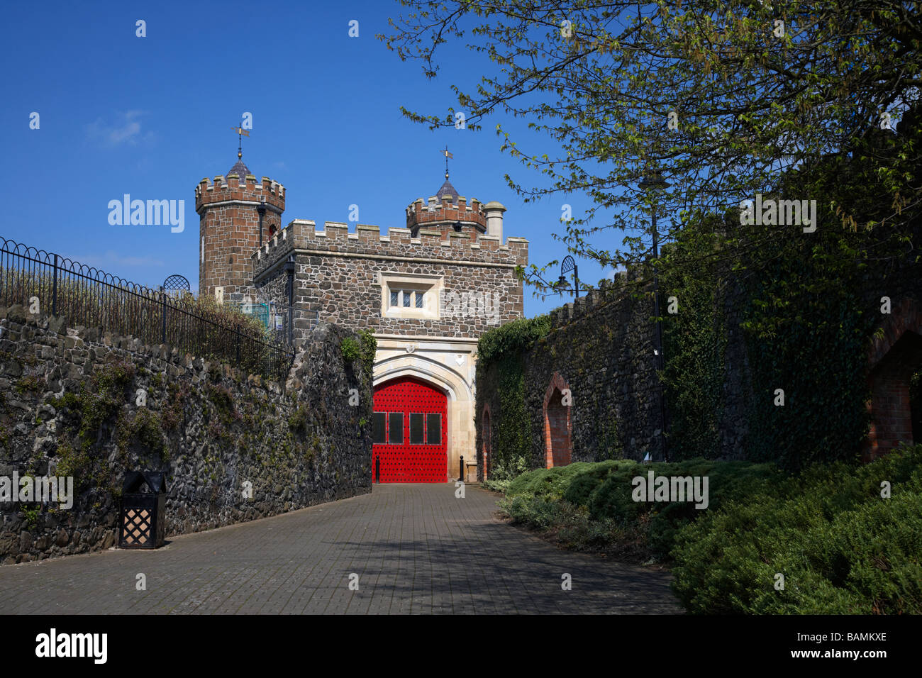 The Barbican Gate the former old entrance to Antrim Castle in antrim ...
