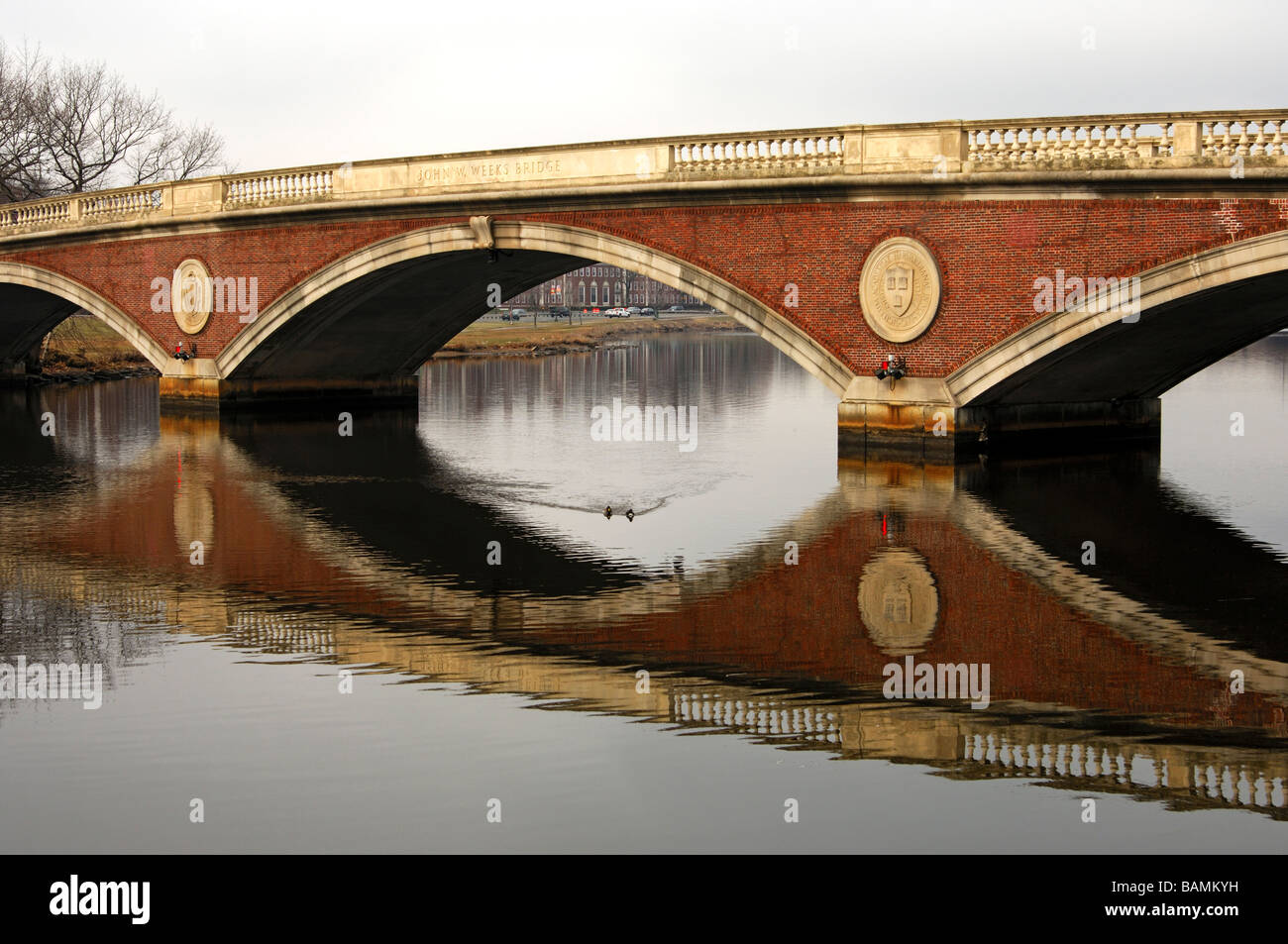 John W Weeks Bridge over the Charles River between Allston and ...