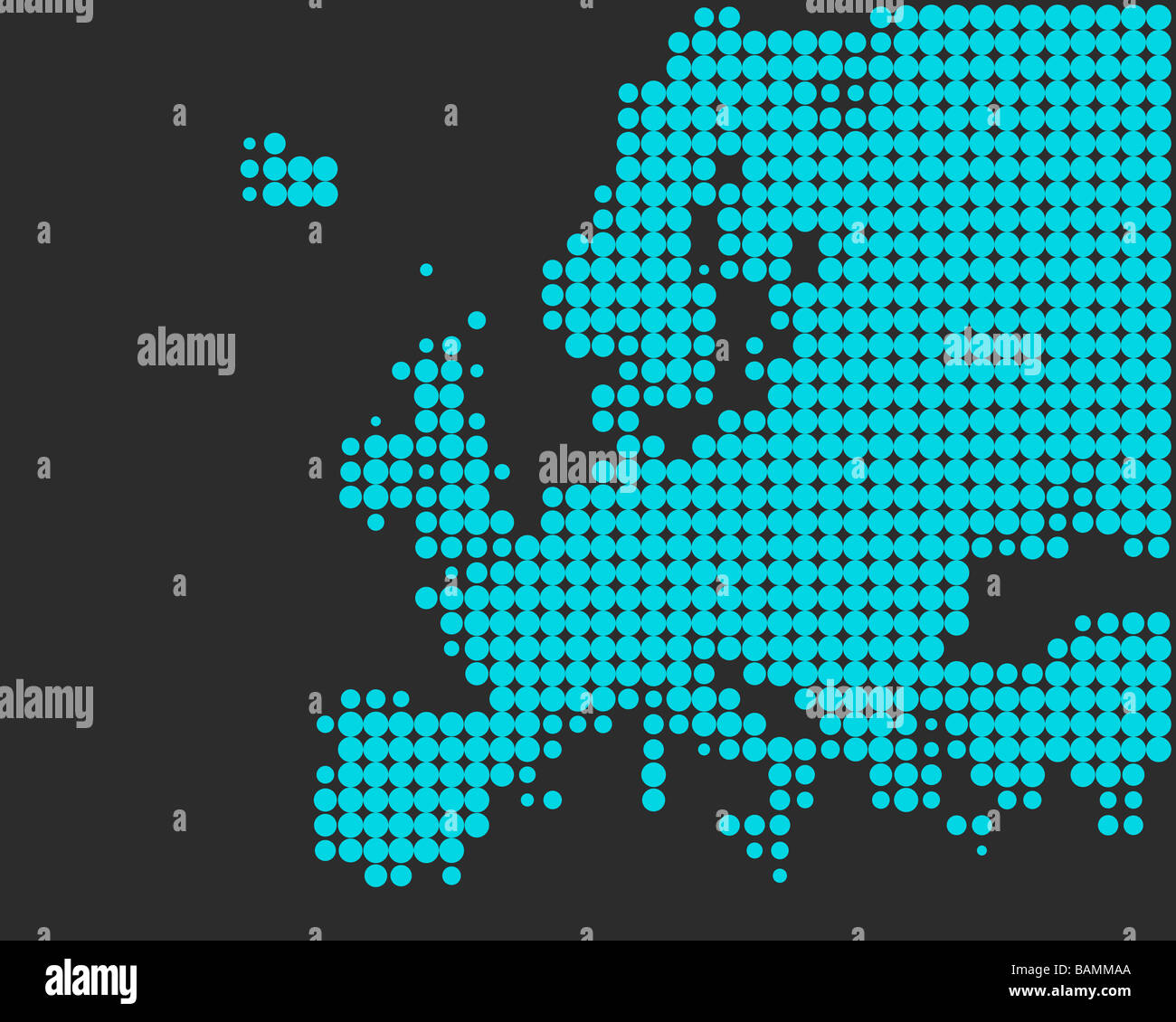 Map of Europe Stock Photo - Alamy