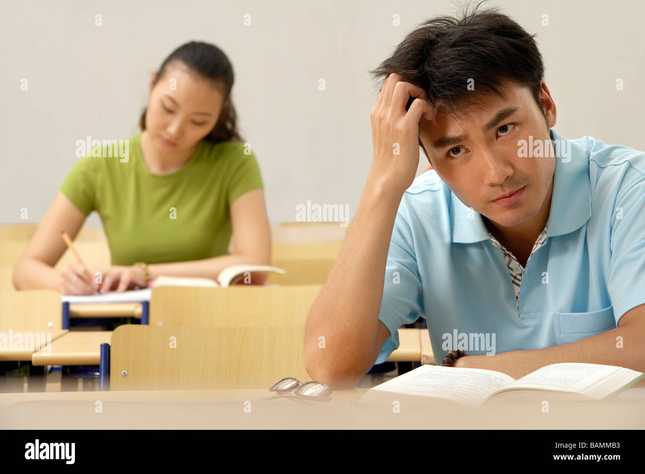Students Learning In A Classroom Stock Photo - Alamy