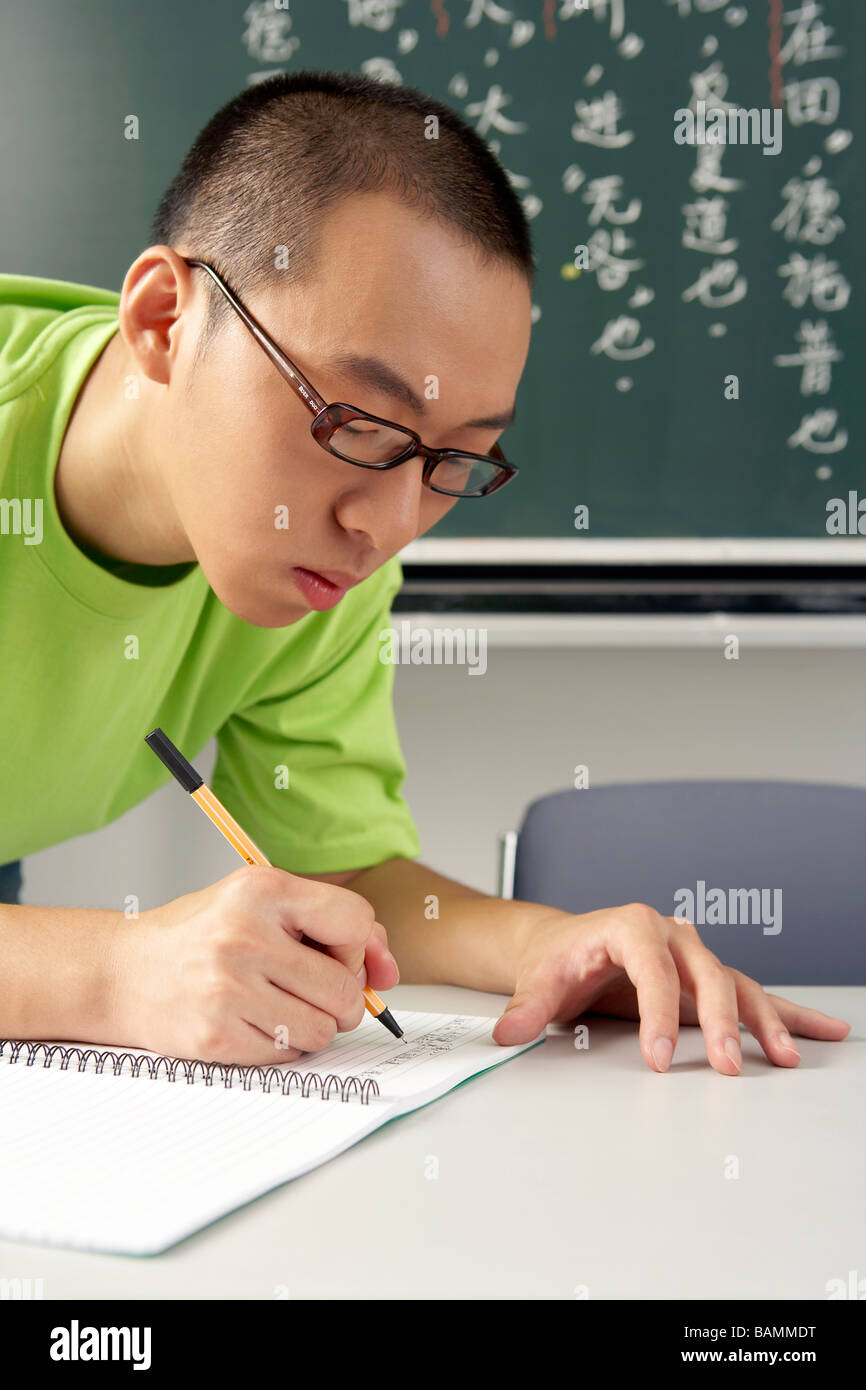 Man Taking Notes Stock Photo - Alamy
