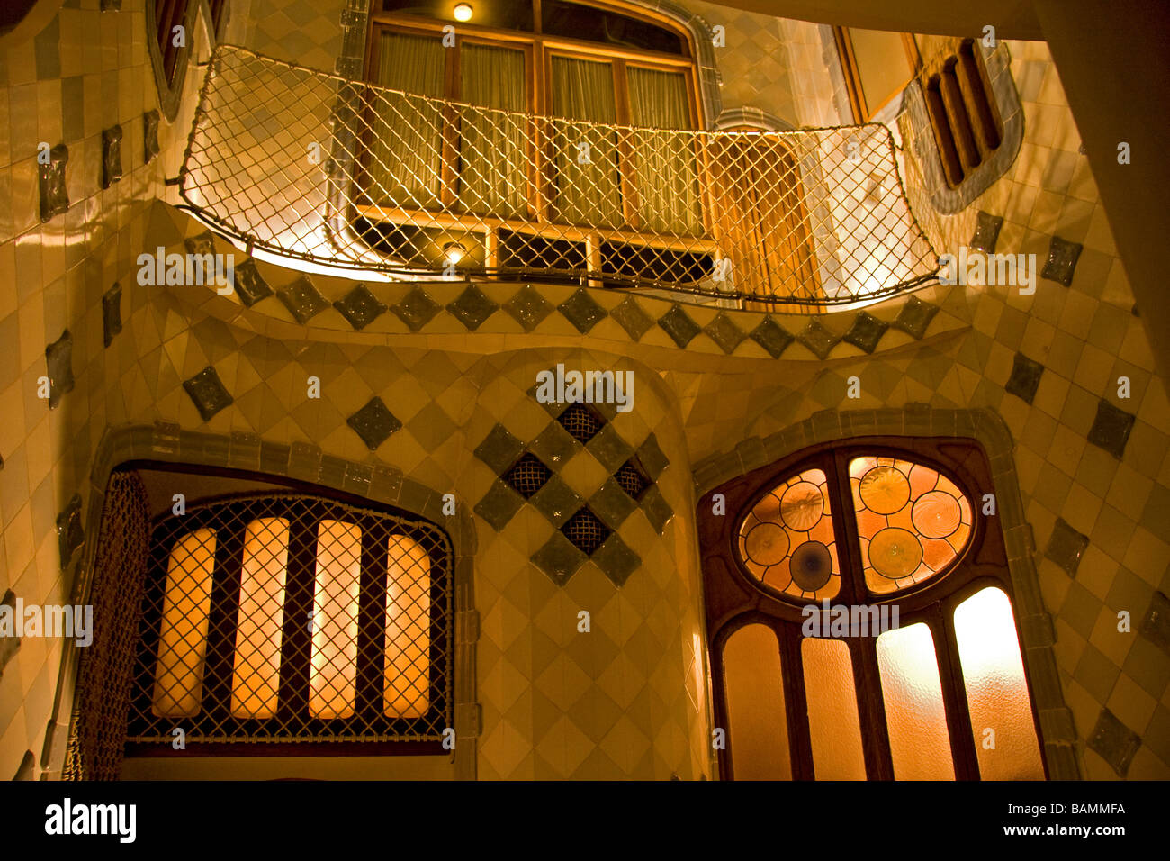 Gaudi Casa Batilo Barcelona Stock Photo - Alamy