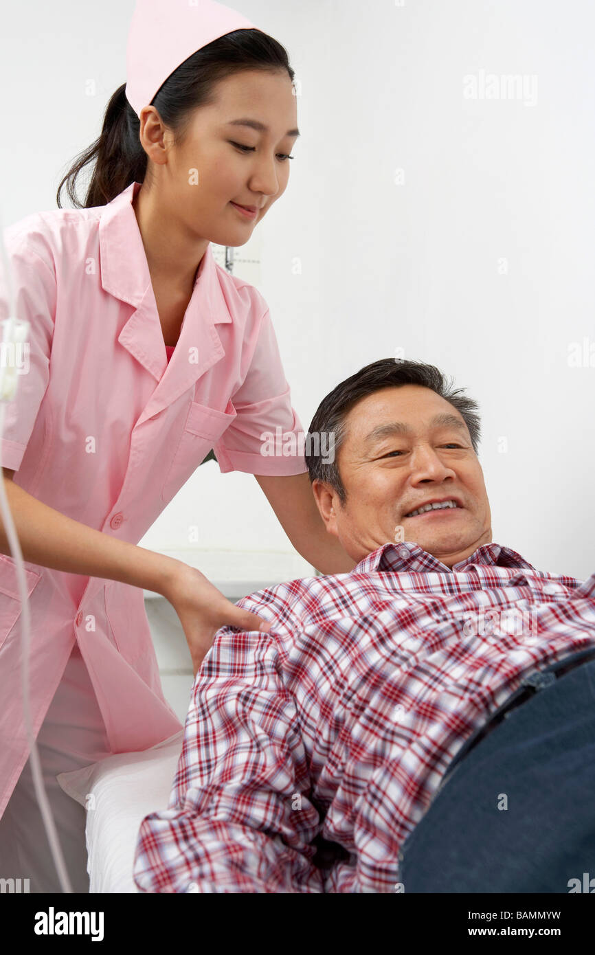 Happy mature women laying down hi-res stock photography and images - Alamy