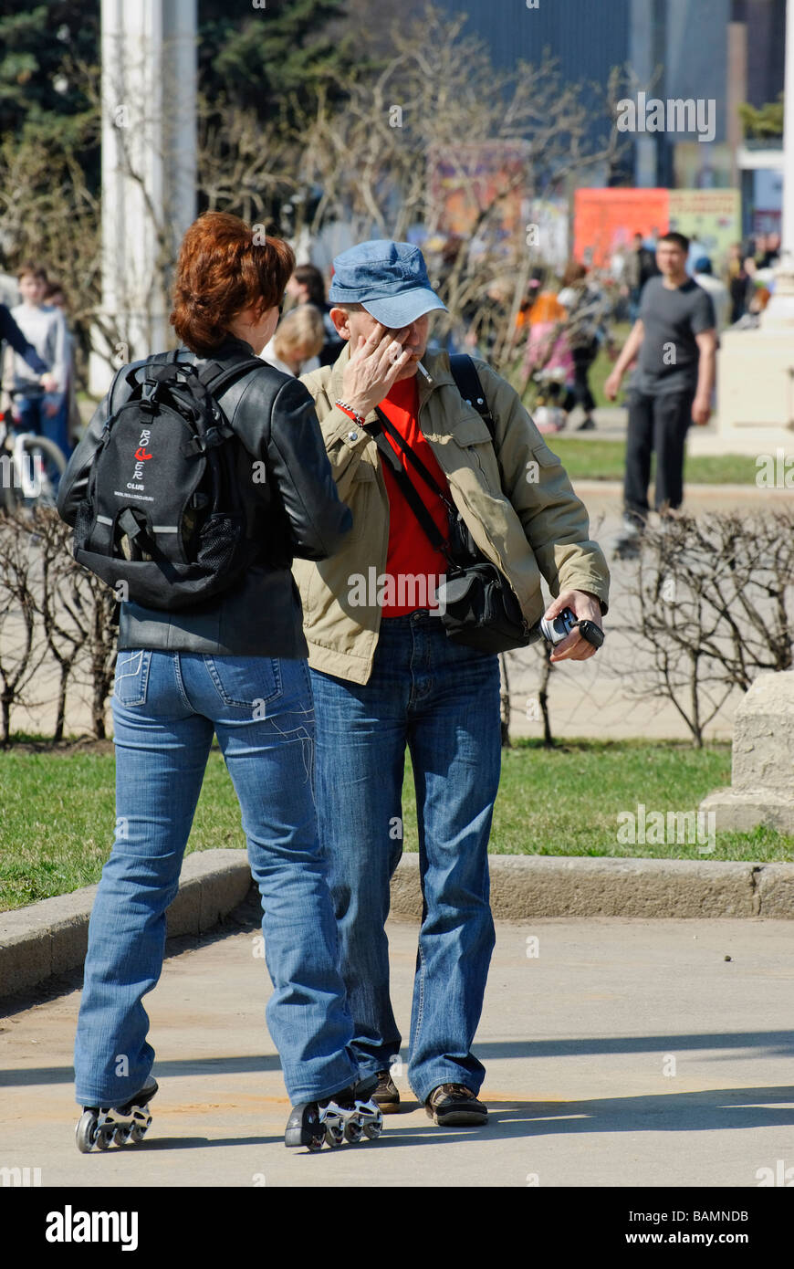 Couple Sunny week end Stock Photo - Alamy