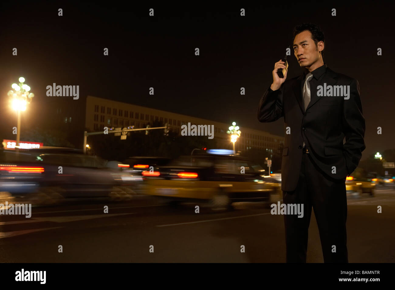 Men walkie talkies hi-res stock photography and images - Alamy