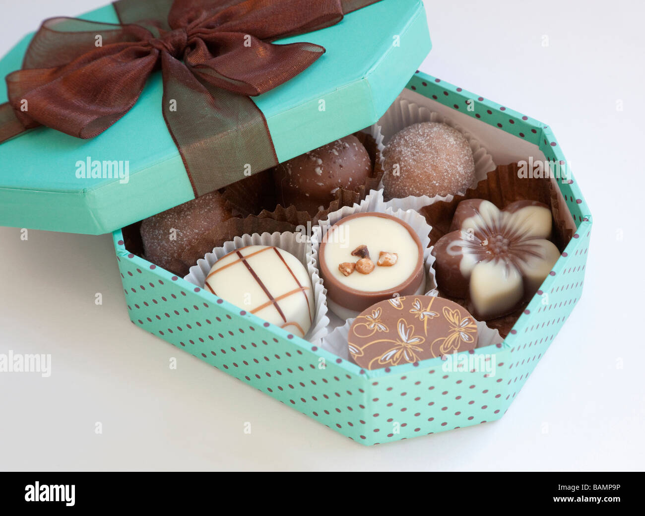 box of chocolates Stock Photo - Alamy