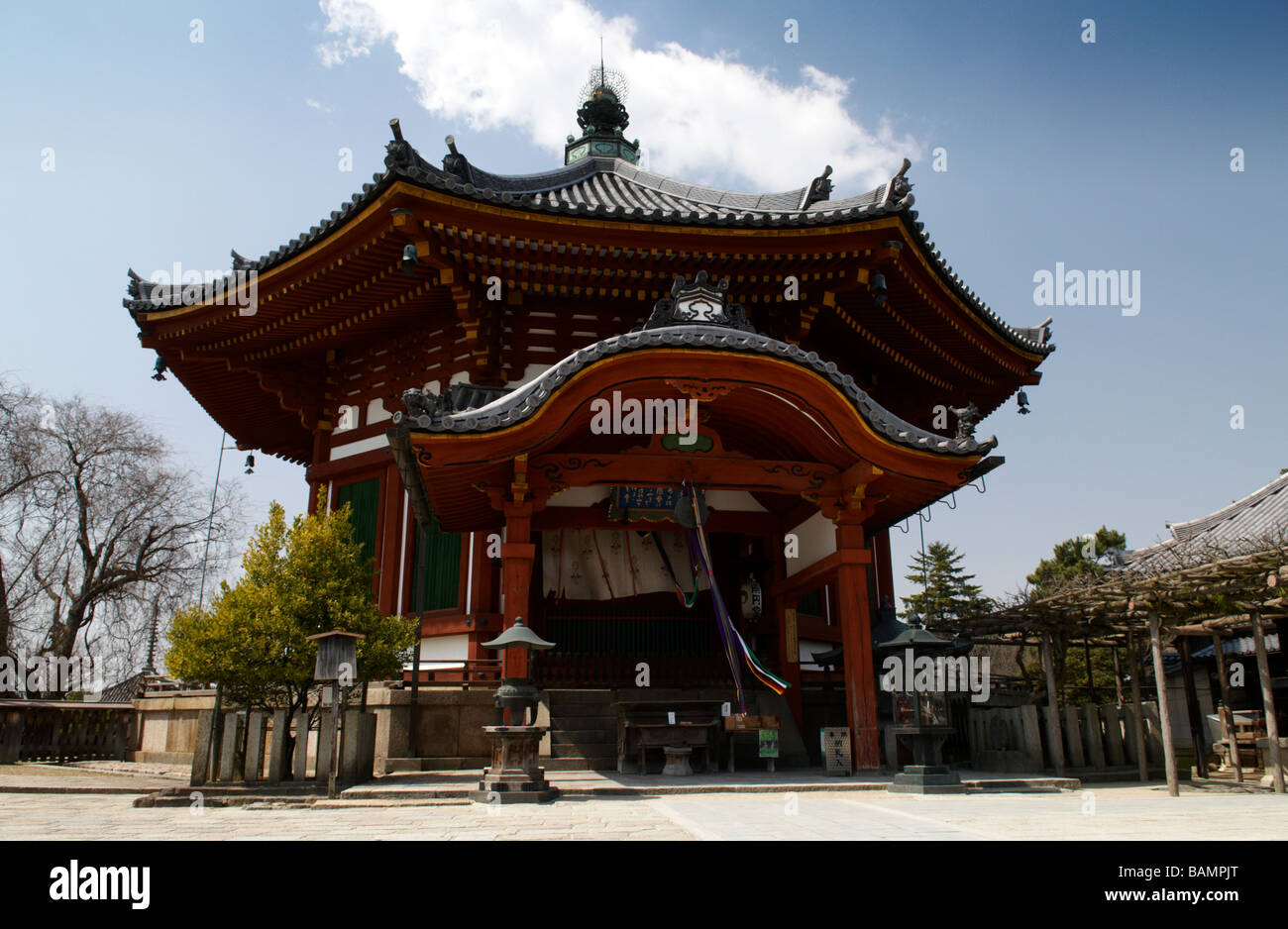 A shrine in Nara-koen Park, Nara, Japan, Asia Stock Photo - Alamy