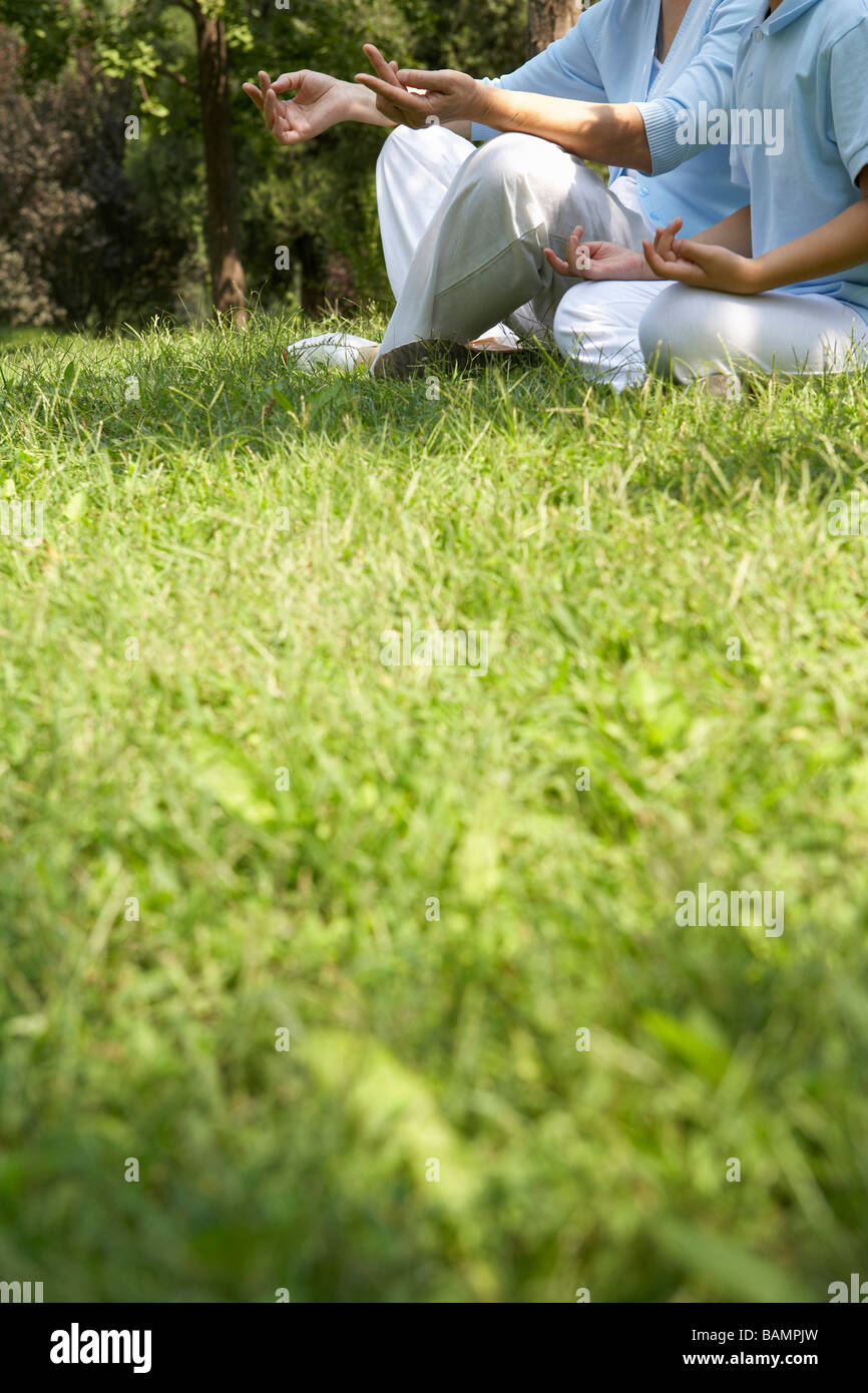 Crossed leg legged position hi-res stock photography and images - Alamy