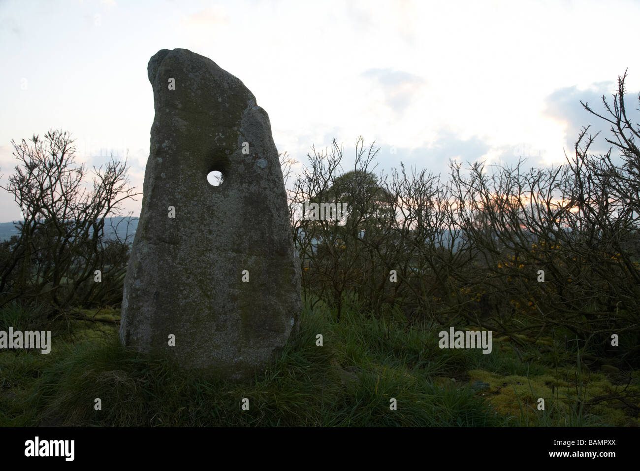 the holestone standing stone in newtownabbey county antrim northern ...