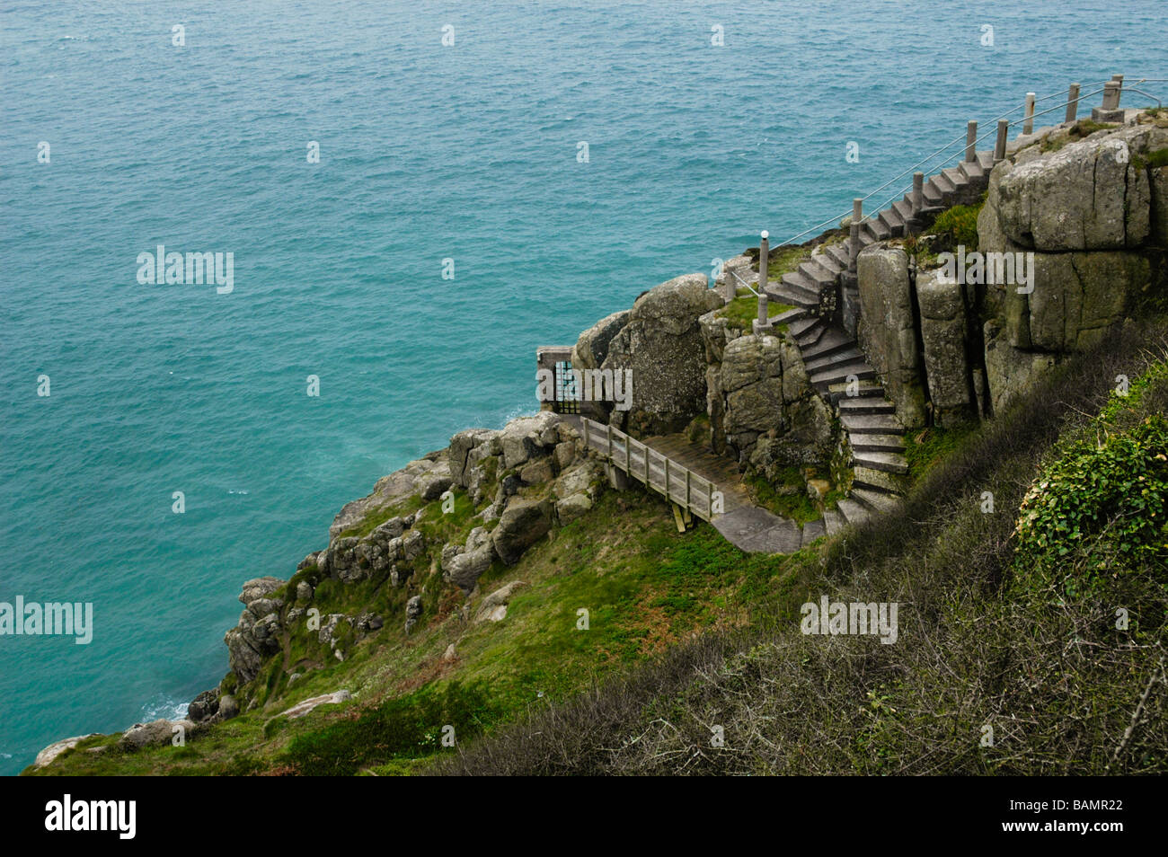 stairs on the cliff Stock Photo - Alamy