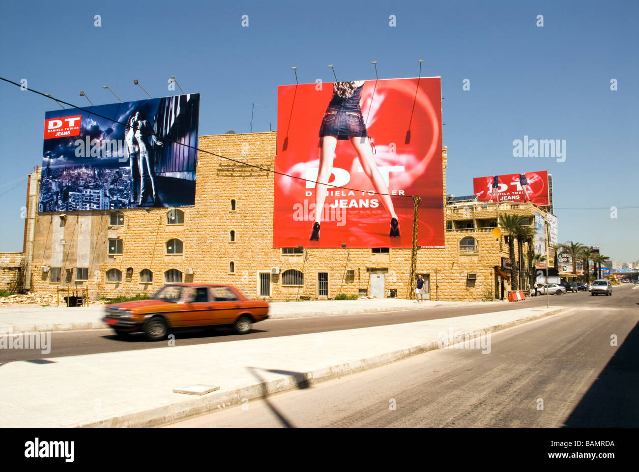 on the roadside of beirut lebanon Stock Photo - Alamy