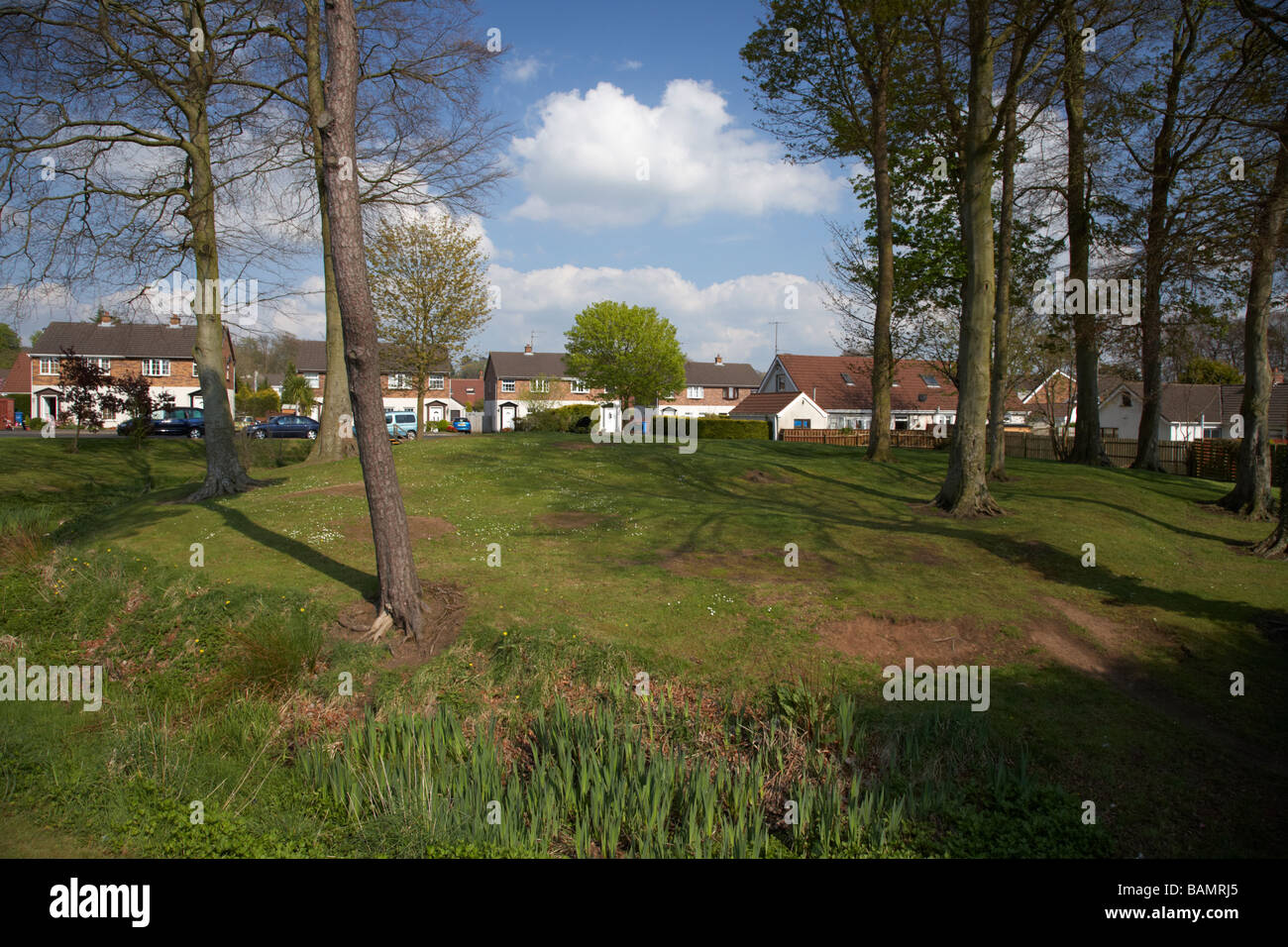 Springfarm rath ancient monument in the middle of a housing estate in ...