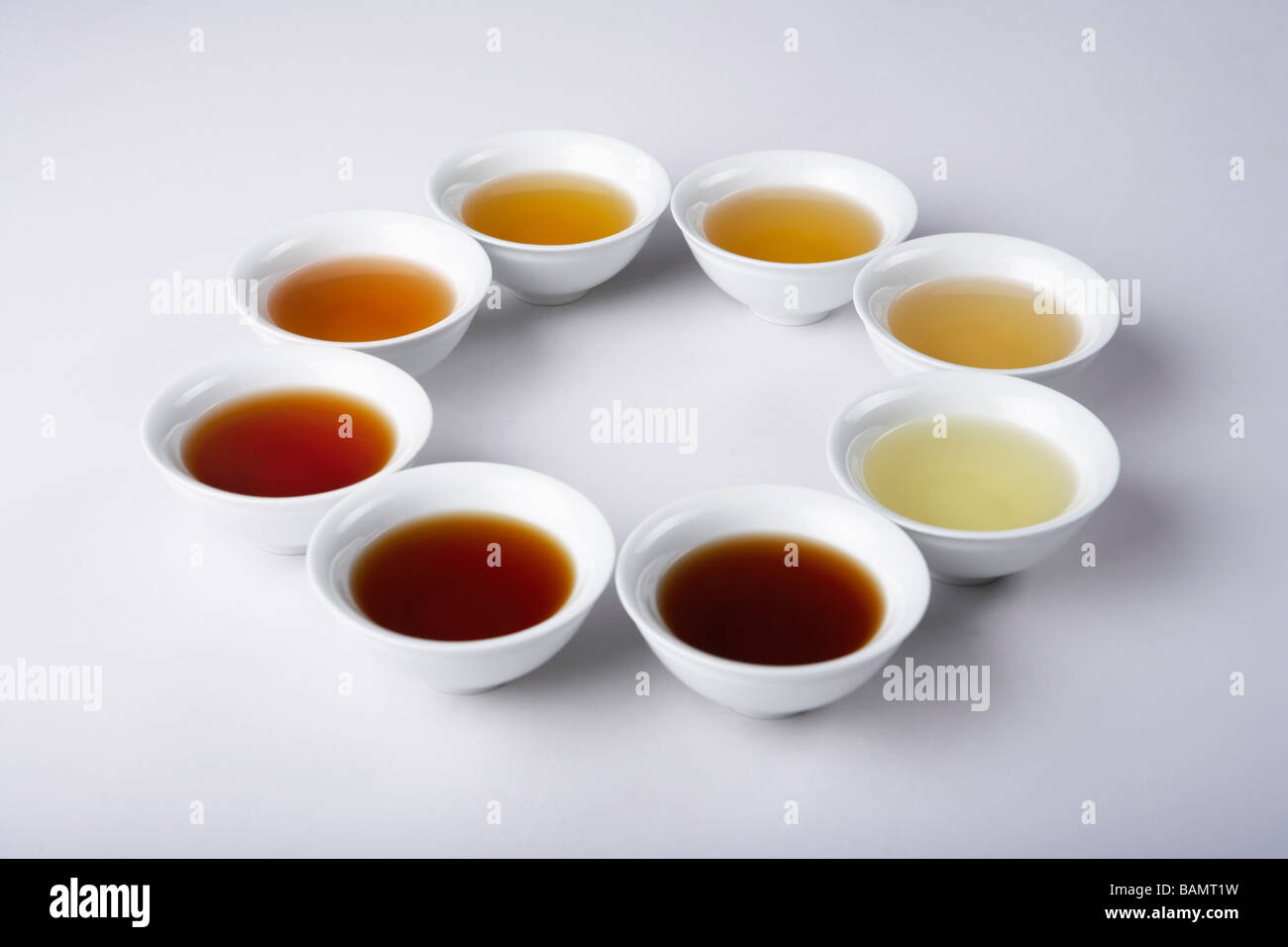 Still Life Of Tea Cups Stock Photo - Alamy