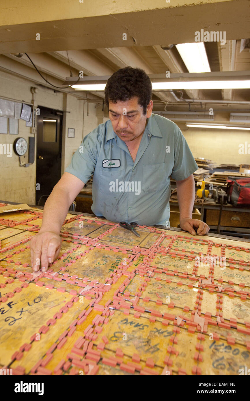 Workers Make Boxes for Retail Products Stock Photo - Alamy