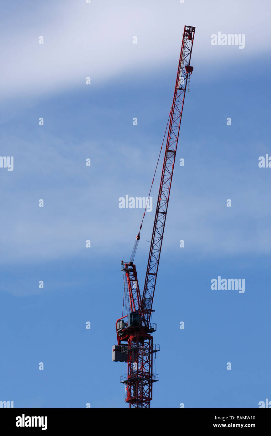 Luffing boom crane hi-res stock photography and images - Alamy