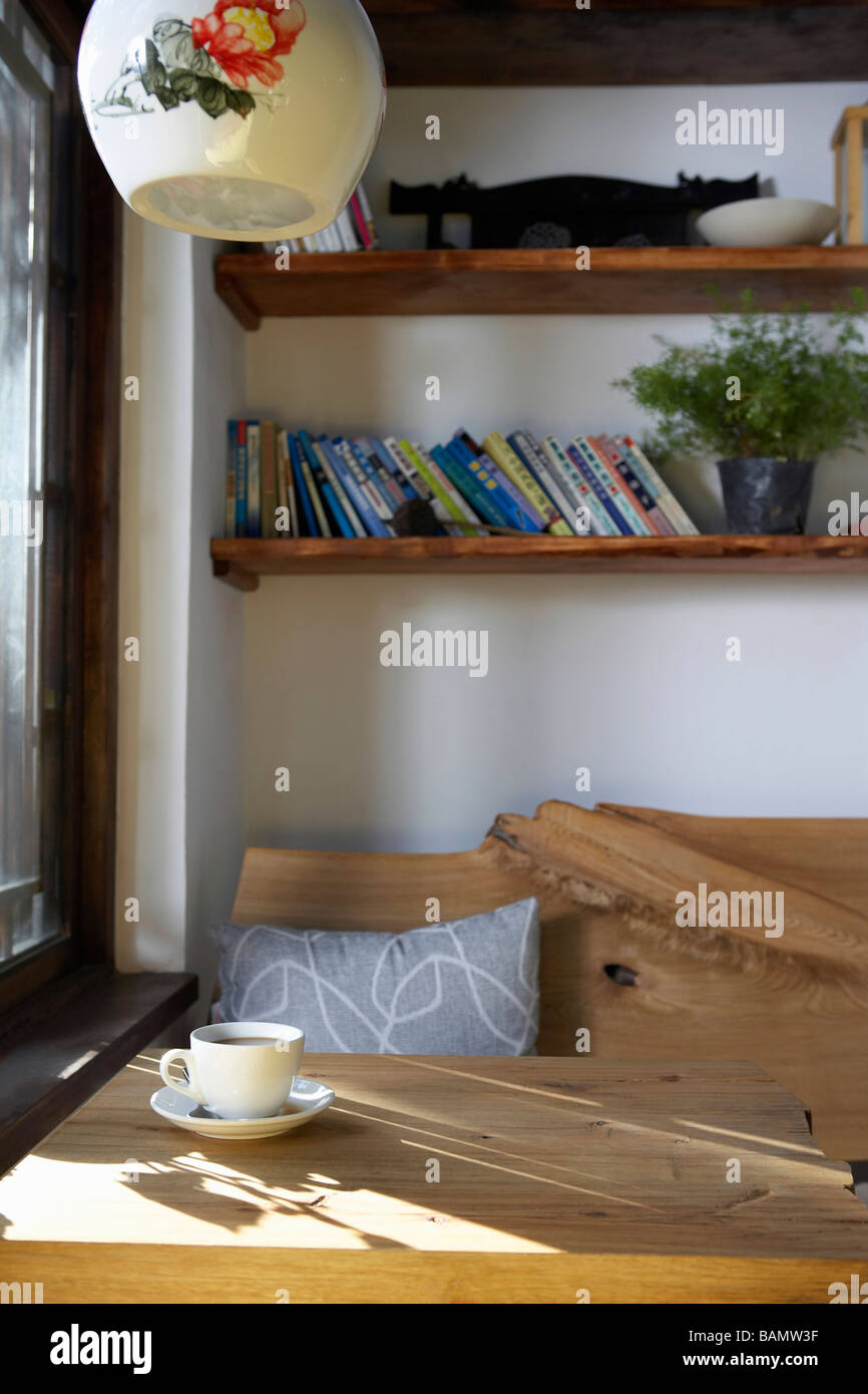 Furniture and room with tables and seats in indoor chairs hi-res stock ...