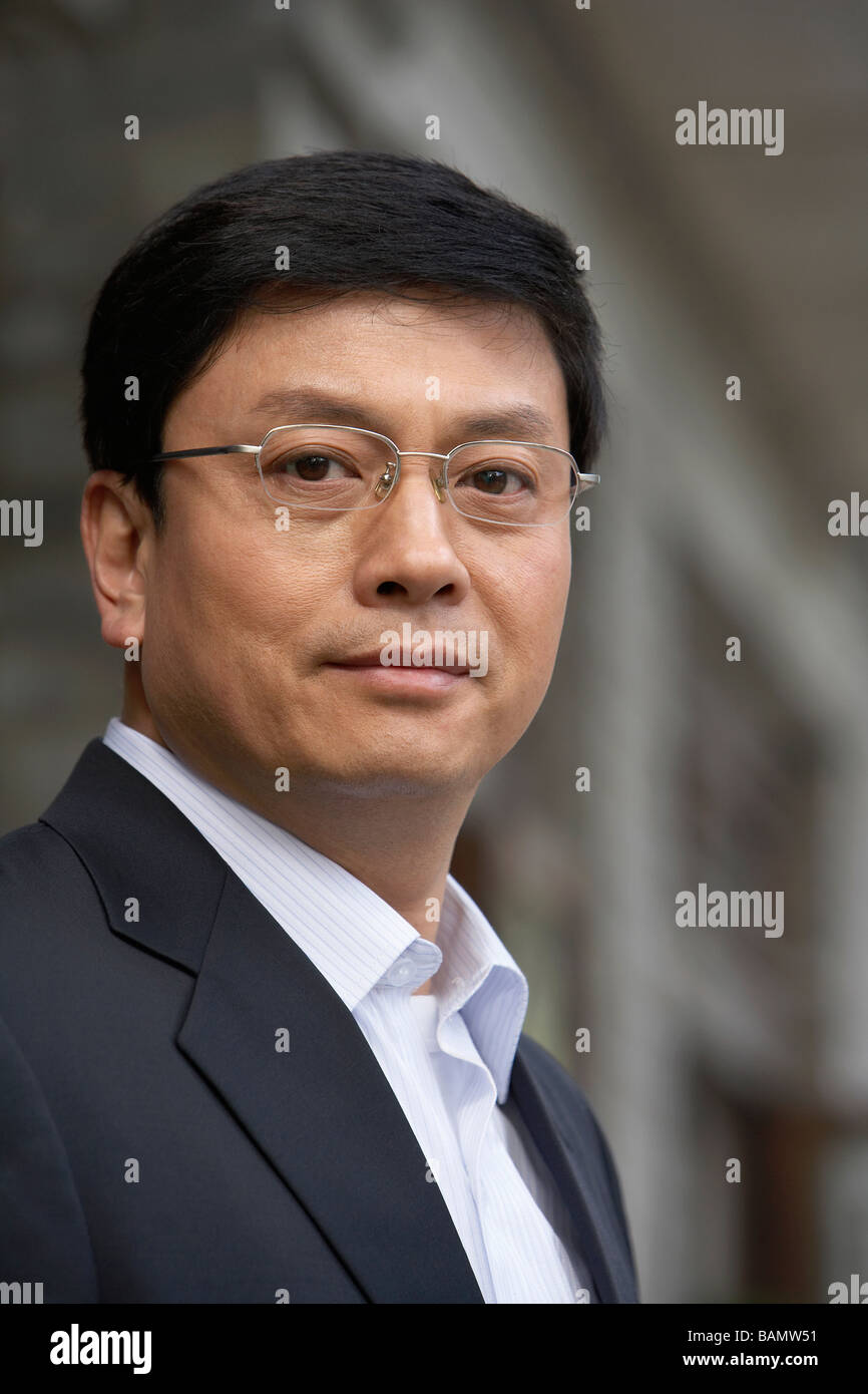 Portrait Of A Businessman Stock Photo - Alamy