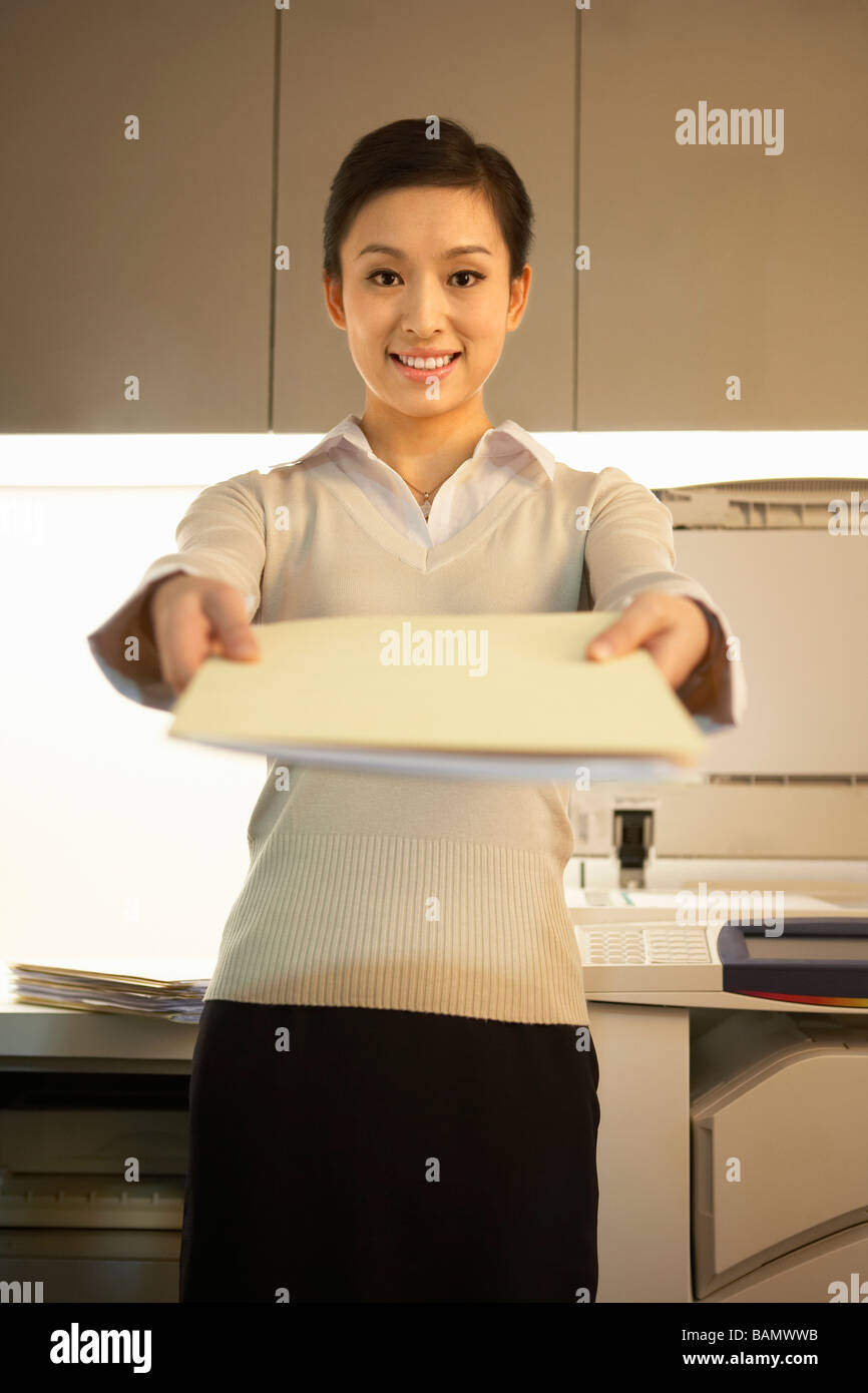 Handing over documents hi-res stock photography and images - Alamy