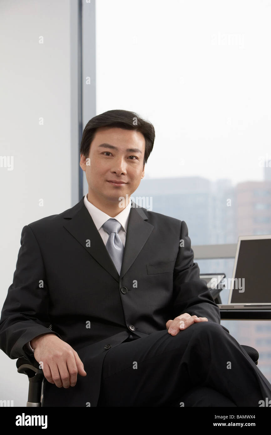 Portrait Of A Businessman Stock Photo - Alamy