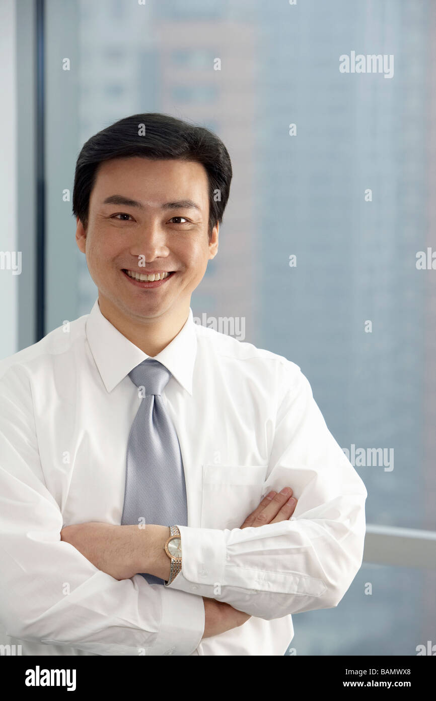 Portrait Of A Businessman Stock Photo - Alamy
