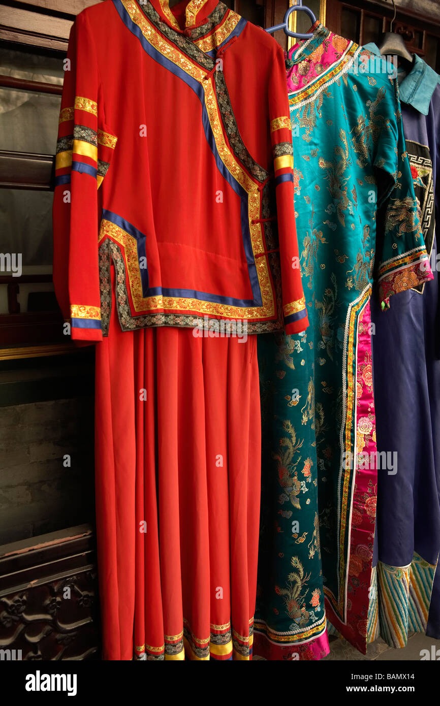 Richly Colored Traditional Chinese Clothing Stock Photo - Alamy